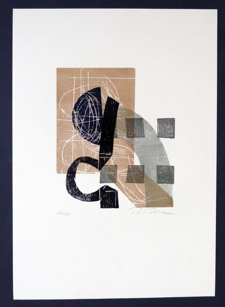 Petra ALLMANN - Grau - Holzschnitt - gtk.at | Kunst am Tulbinger Kogel