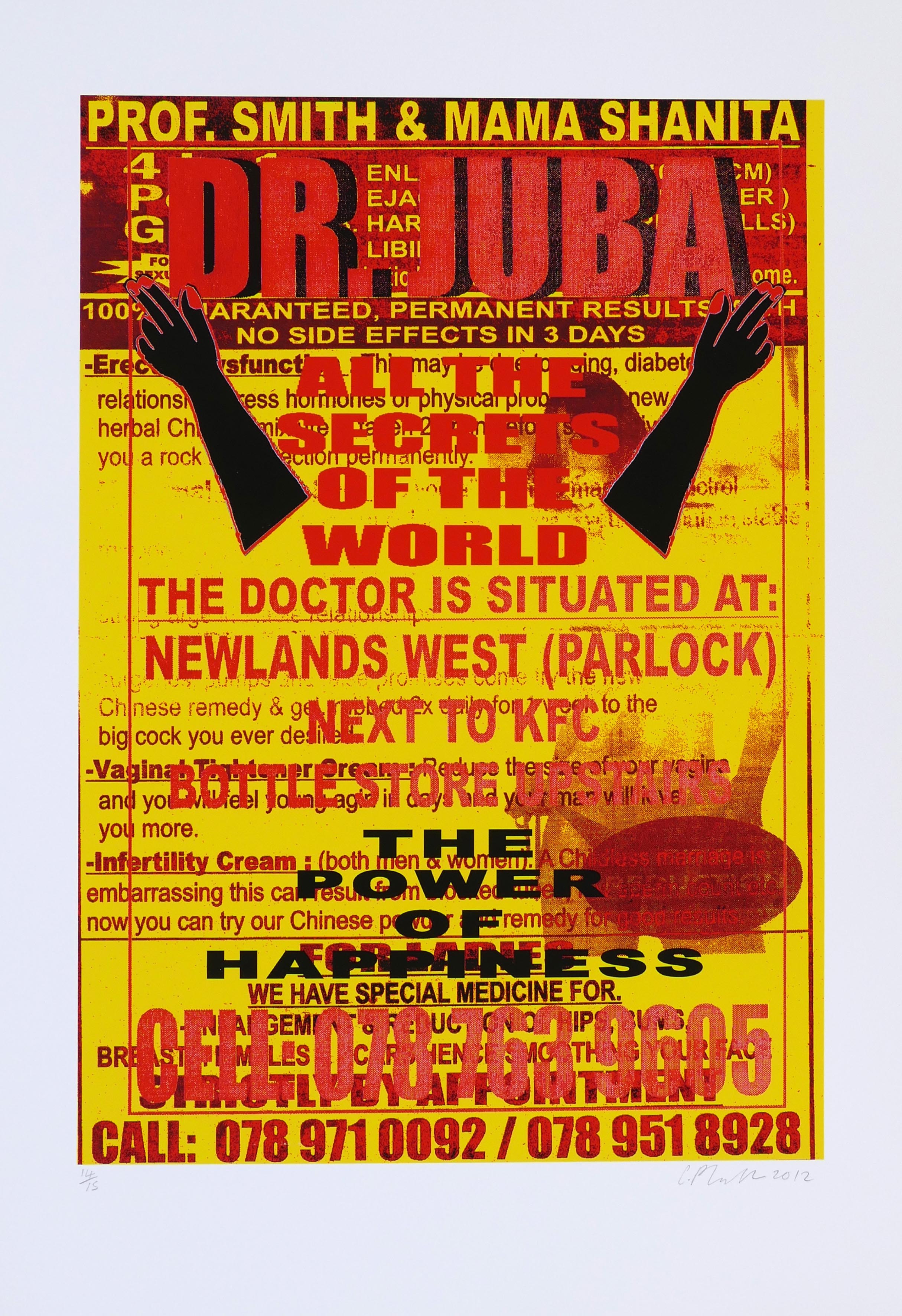 Cameron PLATTER - Prof Smith and Mama Shanita - Dr Juba aus 2012 ...