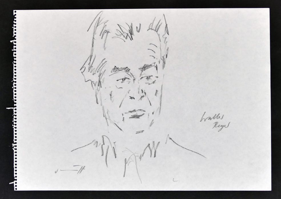 Edi SAUERZOPF - Portrait - Walther Reyer II - Zeichnung - gtk.at ...